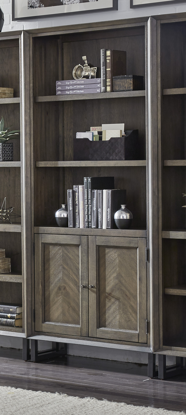 Aspenhome® Harper Point Fossil Door Bookcase | Marshall's Home Living ...
