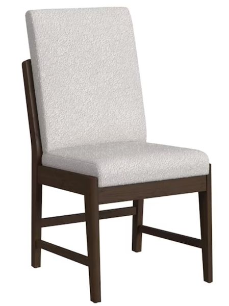 Elements International Brisbane Beige Dining Side Chair | Miskelly ...