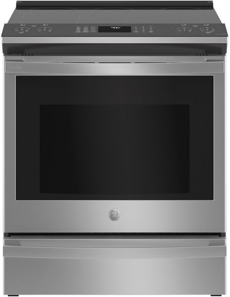 GE Profile™ 30" Fingerprint Resistant Stainless Steel Smart Slide-In ...