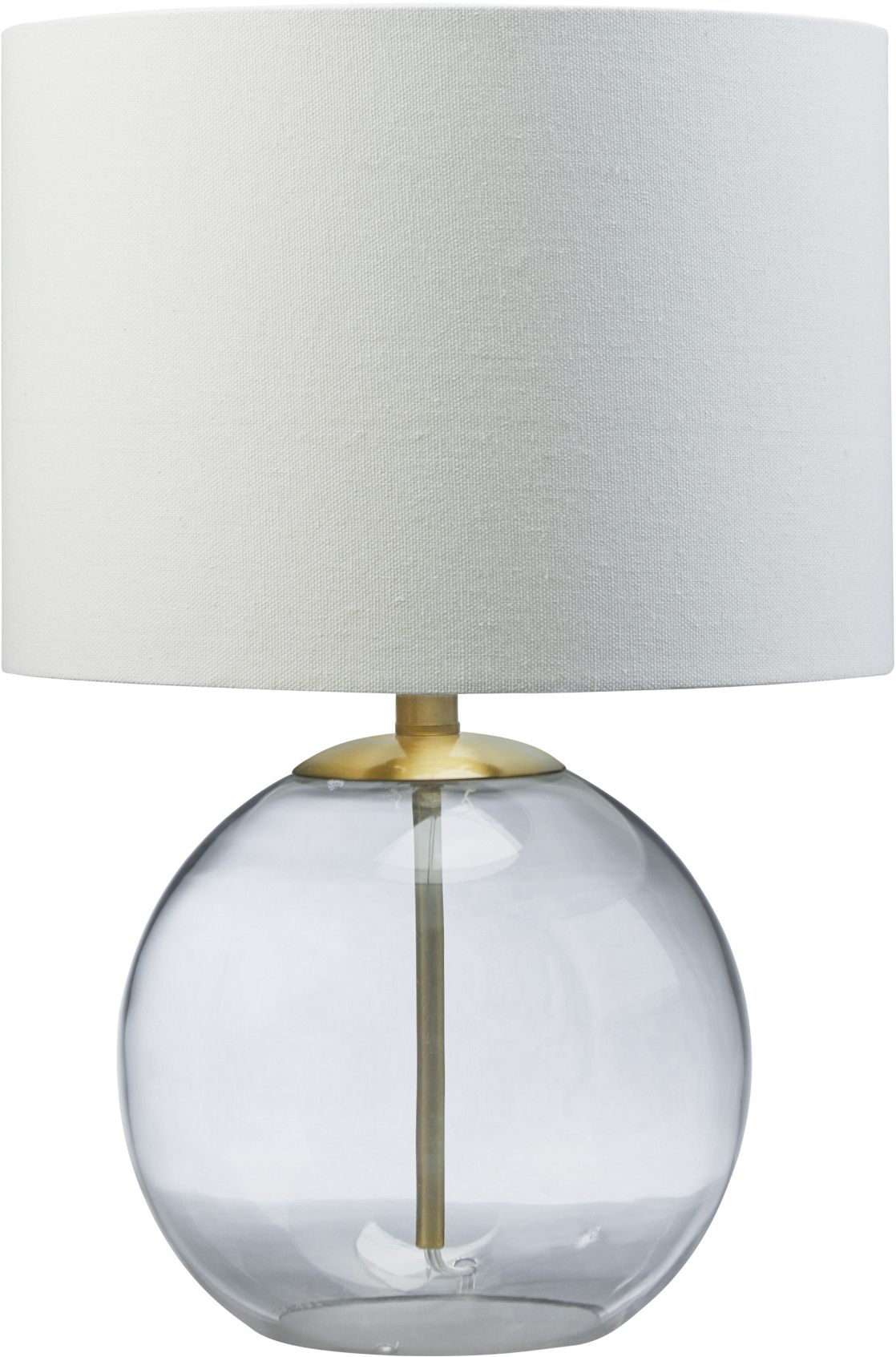 Signature Design by Ashley Samder Brass Clear Table Lamp