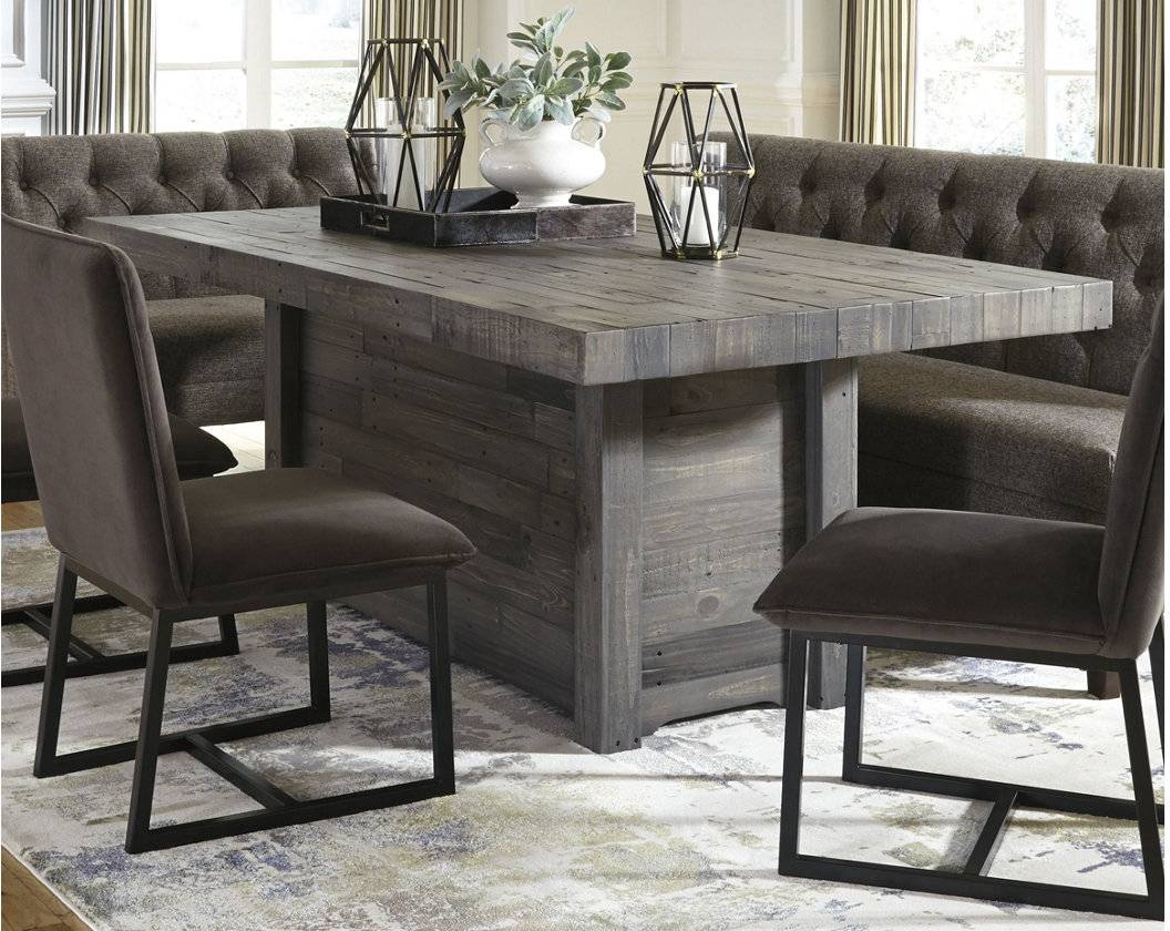 Millennium by Ashley Mayflyn Gray Dining Table Bedroom Express