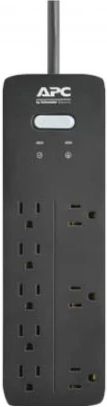 APC 8-Outlet Surge Protector with 6 Ft. Cord | Hoelscher's Fine ...