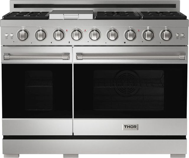 Thor Kitchen® Gordon Ramsay Series 48" Stainless Steel Freestanding Gas ...