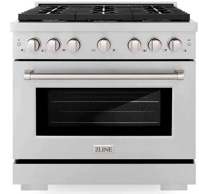 ZLINE Paramount 36" Stainless Steel Freestanding Dual Fuel Range | St ...