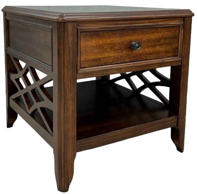 Elements International Phillipe Cherry End Table | Jarons Furniture Outlet | Bordentown and ...