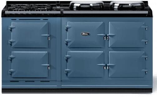 AGA™ eR7 160 Classic Cast Iron 63" Dartmouth Blue Slide In Dual Fuel Range
