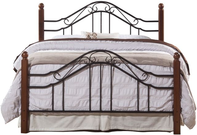HH2 Home Madison Beige/Brown Queen Metal Bed | Fischer Furniture ...