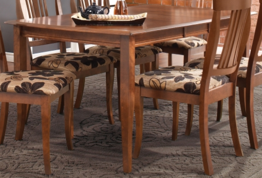 Tomali Whisky Rectangular Dining Table with Extension Leaf | Cabot ...