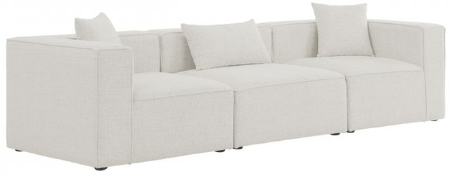 Meridian Furniture Cube Cream Modular Sofa | iHome Furniture