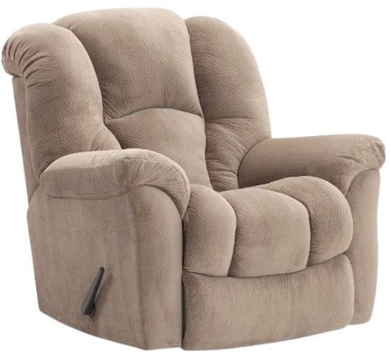 HomeStretch Beige Manual Rocker Recliner | Pieratt's