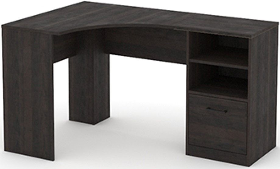 Sauder® Beginnings® Cinnamon Cherry Corner Computer Desk with Drawer ...