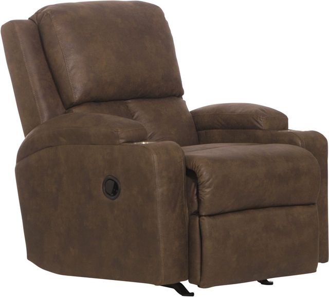 Catnapper® Kyle Walnut Rocker Recliner | Knowles Home Furnishings