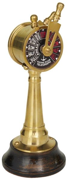 Deco Marche Gold Metal Ship Telegraph | Fischer Furniture | Rapid City, SD