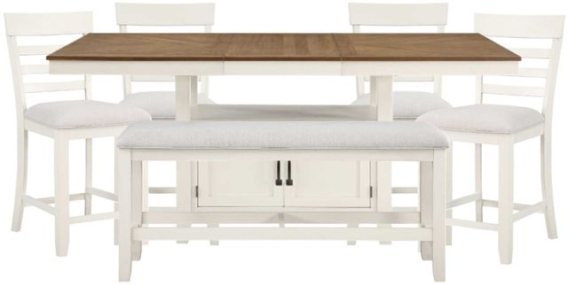 Steve Silver Co. Hyland 6-Piece Counter Dining Set | Midwest Clearance Center | St. Louis area