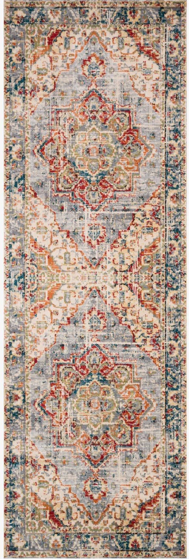 Loloi II Isadora Oatmeal/Multi 3'x8' Rug Runner | Fischer Furniture ...