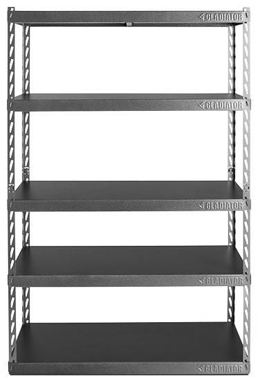 Gladiator® Hammered Granite 48" Wide EZ Connect Rack with 18" Deep Shelves | Inspired Interiors