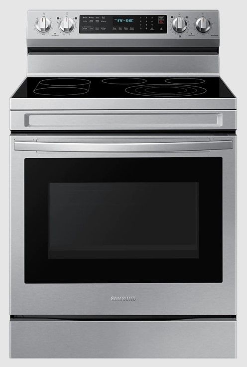 Samsung 30" Fingerprint Resistant Stainless Steel Freestanding Electric ...