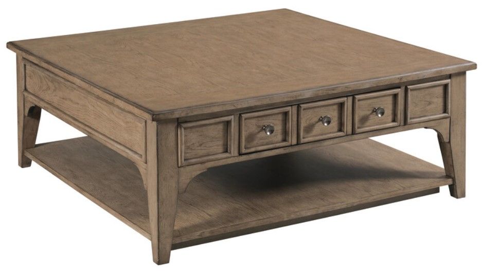 Hammary® Carmine Beatrix Latte Square Coffee Table | Bob Mills Furniture
