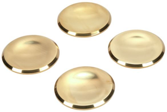 JennAir® Set of 4 Brass Large Range Burner Caps | Barber & Haskill