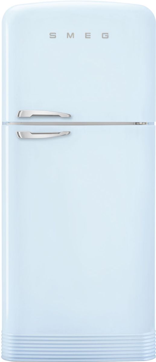 Smeg 31 in. 19.3 Cu. Ft. Pastel Blue Top Freezer Refrigerator | Midland ...