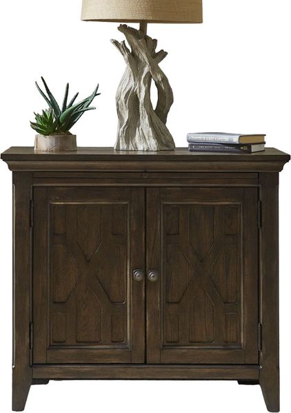 Liberty Furniture Paradise Valley Saddle Brown Bedside Chest | Fischer ...