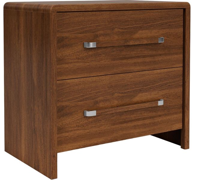 Riverside Furniture Elsie Classic Walnut Two Drawer Nightstand | Besche ...