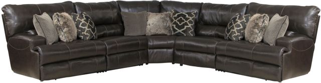 Catnapper® Como 5-Piece Curved Power Reclining Sectional | Jarons ...