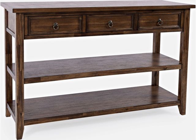 Jofran Inc. Bakersfield Brown Sofa Table | Fischer Furniture | Rapid City, SD