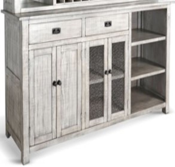 Sunny Designs™ Alpine Grey Buffet | Fischer Furniture | Rapid City, SD