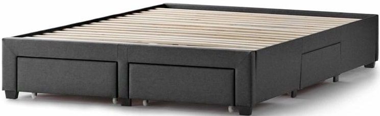 Malouf® Duncan Charcoal Queen Platform Bed Base | Midwest Clearance ...