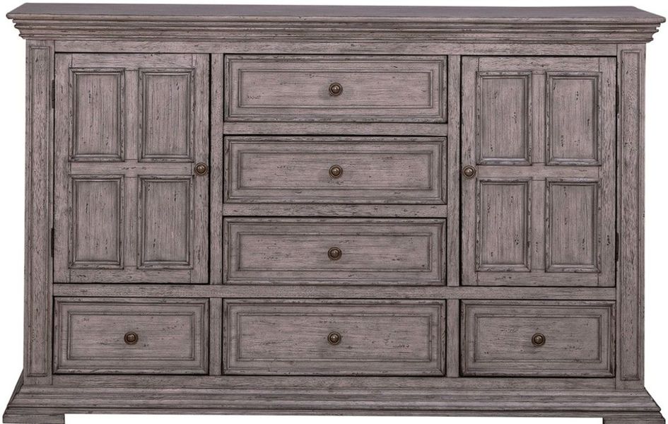 Liberty Furniture Big Valley Graystone Dresser | Miskelly Furniture