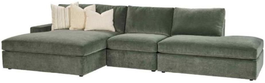 Jonathan Louis Bingham 3-Piece Left-Arm Facing Sectional and Chaise ...