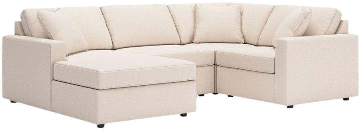 Signature Design by Ashley® Modmax 5-Piece Oyster Left Arm Facing ...
