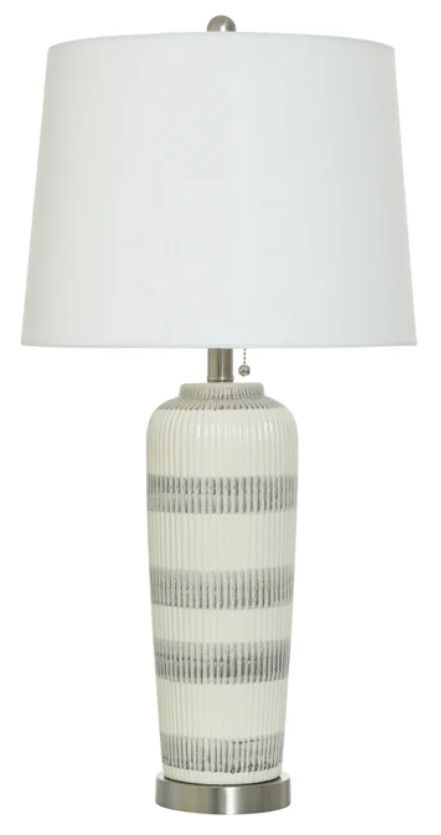 StyleCraft Gray/Ivory Table Lamp | Fischer Furniture | Rapid City, SD