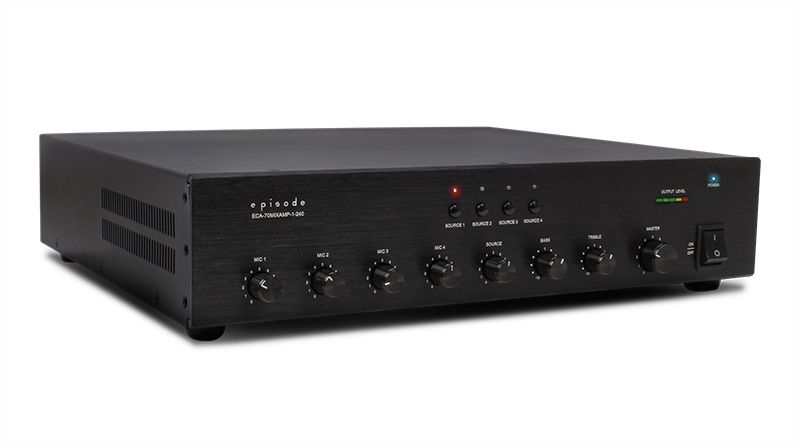 SnapAV Episode® 240 Watt Commercial Amplifier-Mixer | Steiner's Audio Video