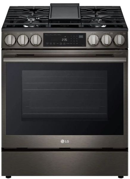 LG 30" Black Stainless Steel Slide In Electric Range | Aztec Appliance ...