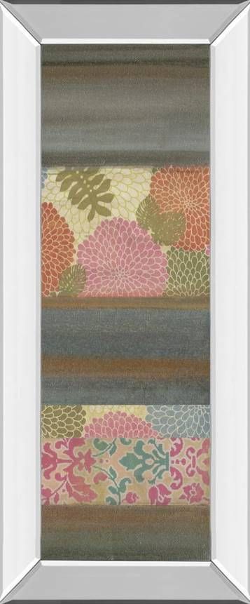 Classy Art Pretty in Pink IV by Willie Green-Aldridge Mirrored Frame ...