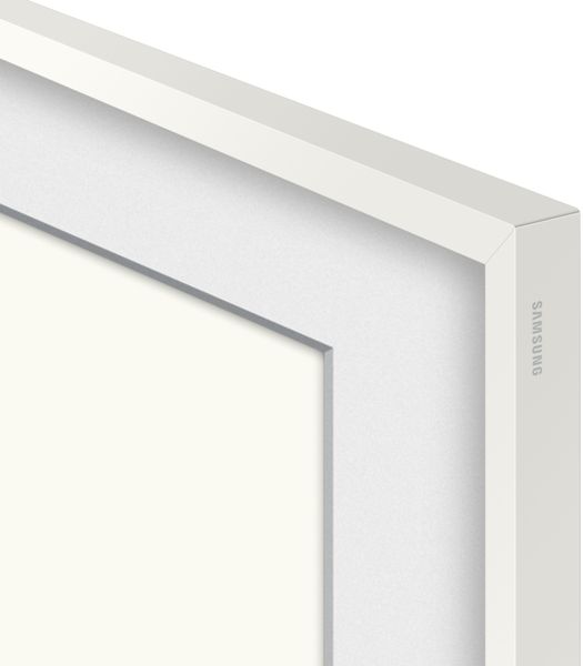 Samsung The Frame Customizable 85" White Modern Bezel | Dan's Appliance ...