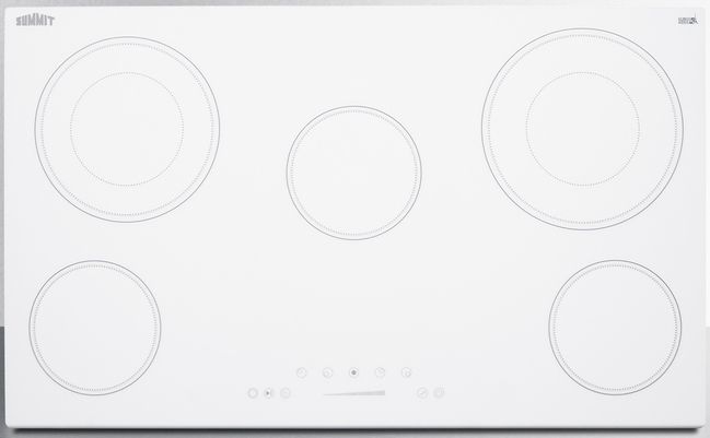 Summit® 36" White Electric Cooktop | Smetzer Kitchen & Appliance Center ...