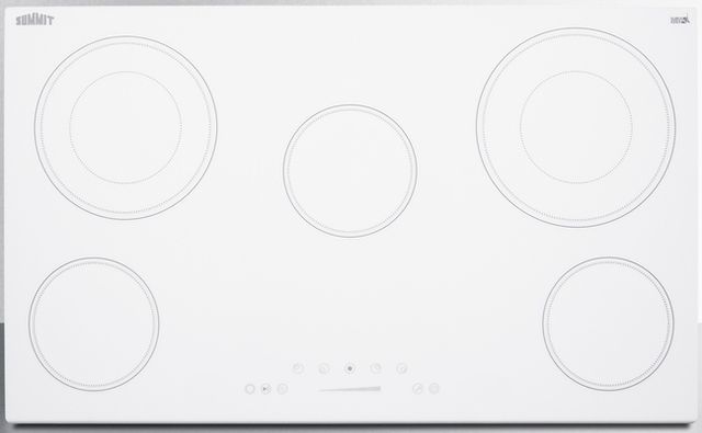 Summit® 36" White Electric Cooktop | Smetzer Kitchen & Appliance Center ...