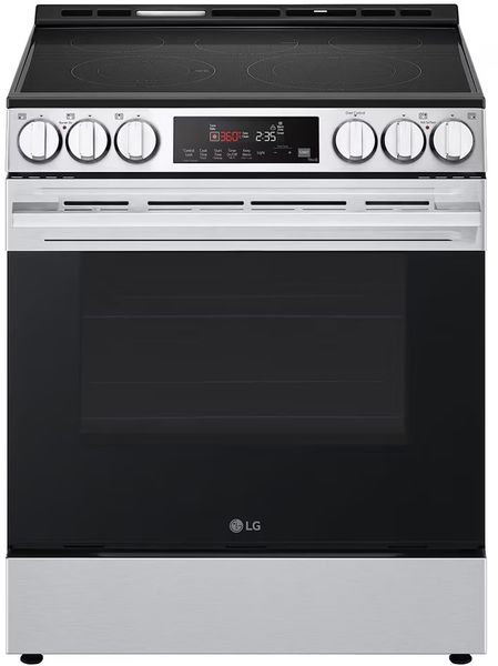 LG 30" Stainless Steel Slide-In Electric Range with Fan Convection ...