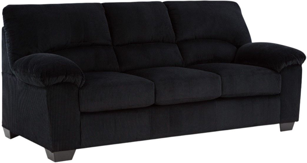 Signature Design by Ashley® SimpleJoy Onyx Sofa | Renaud's BrandSource ...