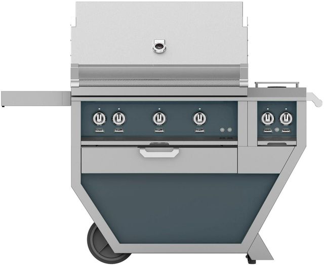 Hestan® Deluxe 6-Burner Pacific Fog Freestanding Natural Gas Grill ...
