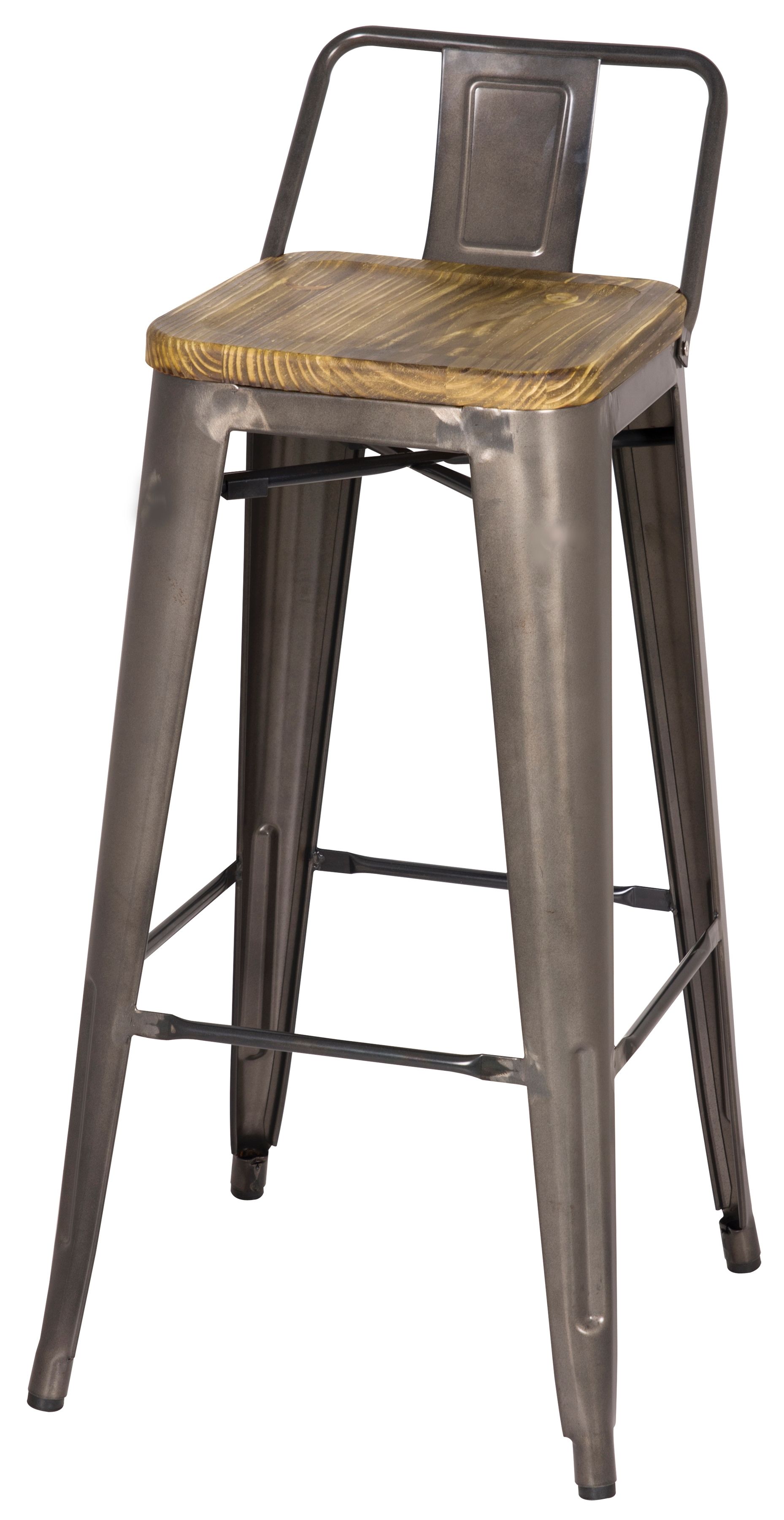 Metropolis low back counter stool store