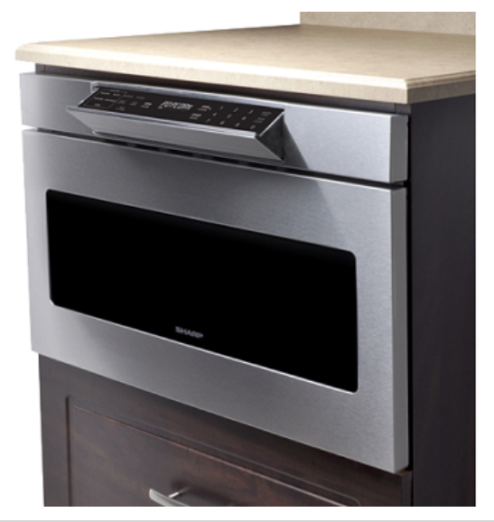 Sharp® 1.2 Cu. Ft. Stainless Steel Microwave Drawer | Midland Appliance ...