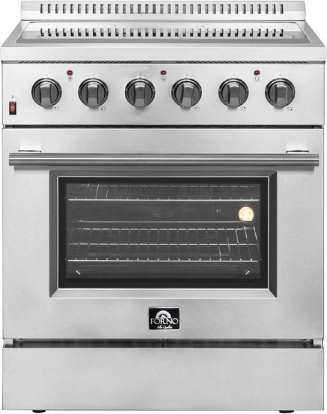 FORNO® Galiano 30" Stainless Steel Pro Style Electric Range | Spencer's ...