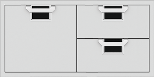 Aspire By Hestan® AESDR Series 42" Stealth Double Drawer and Storage ...