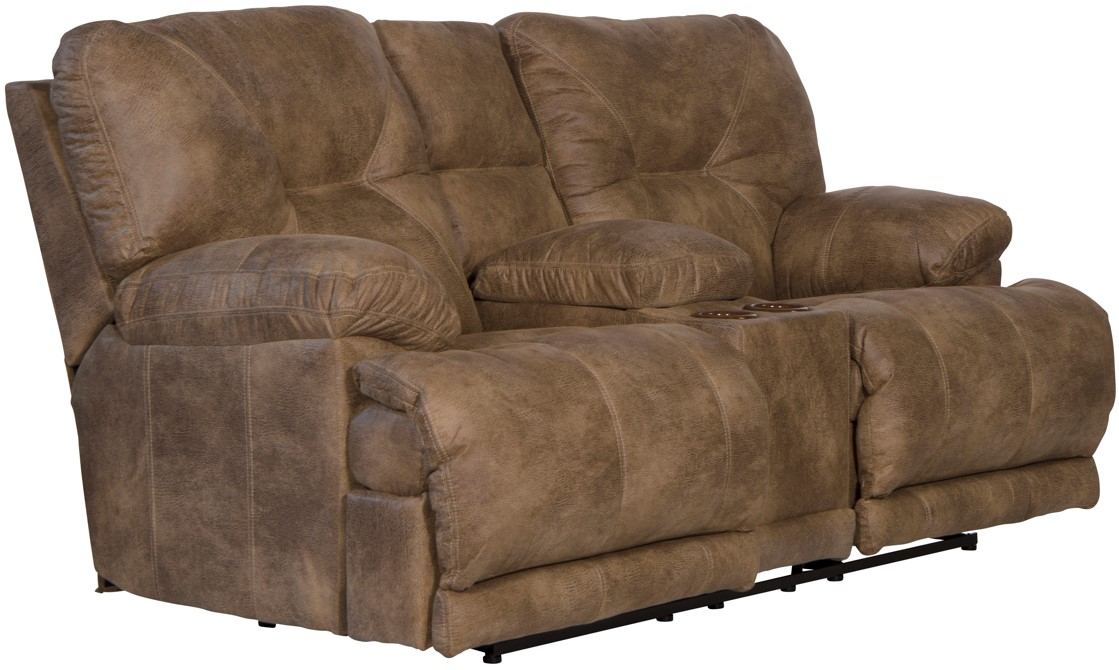 Catnapper power reclining loveseat with console store