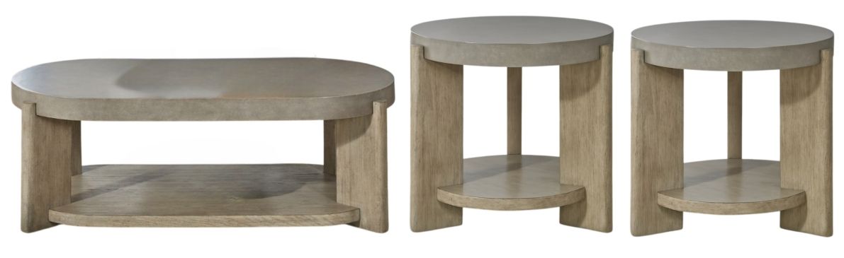 Liberty Furniture Affinity 3-Piece Gray Optional Occasional Table with ...