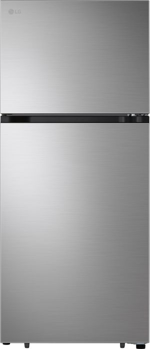 LG 28" 17.5 Cu. Ft. PrintProof™ Stainless Steel Top Freezer ...